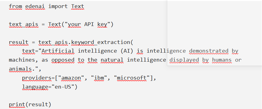 Effortless Text Analysis Ai Keyword Extraction Eden Ai 