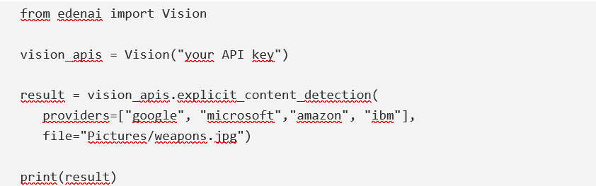 AI-Driven Explicit Content Detection for Images | Eden AI