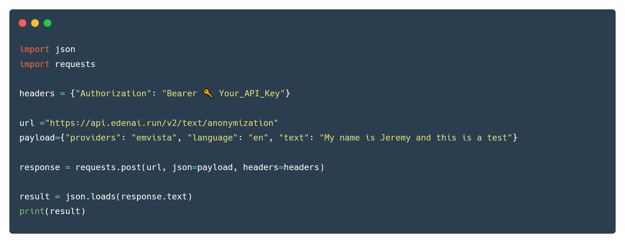 How to Anonymize Text (Personal Data) with Python?