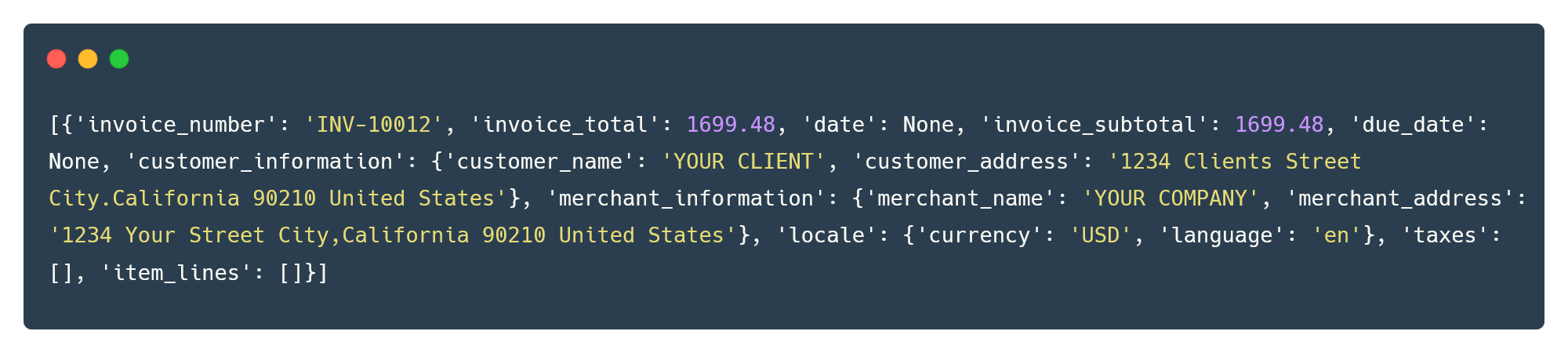How to Extract Data form an Invoice with Python?