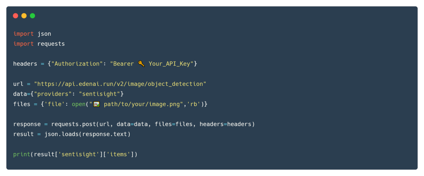 SentiSight.ai Computer Vision engine available | Eden AI