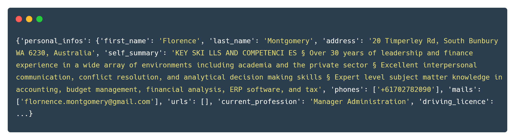 How to Extract Data from a Resume / CV with Python?