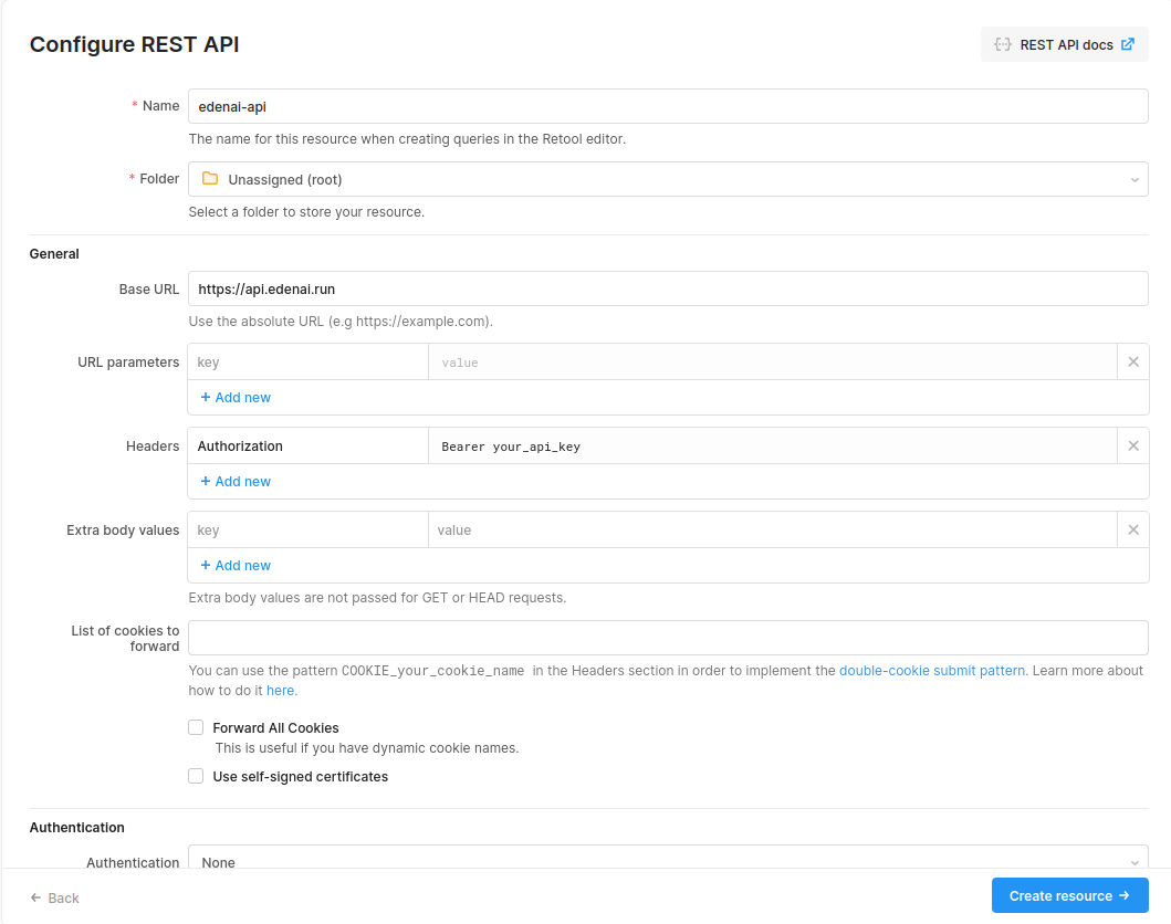 A Step-by-Step Guide to implementing AI in your App using Retool | Eden AI