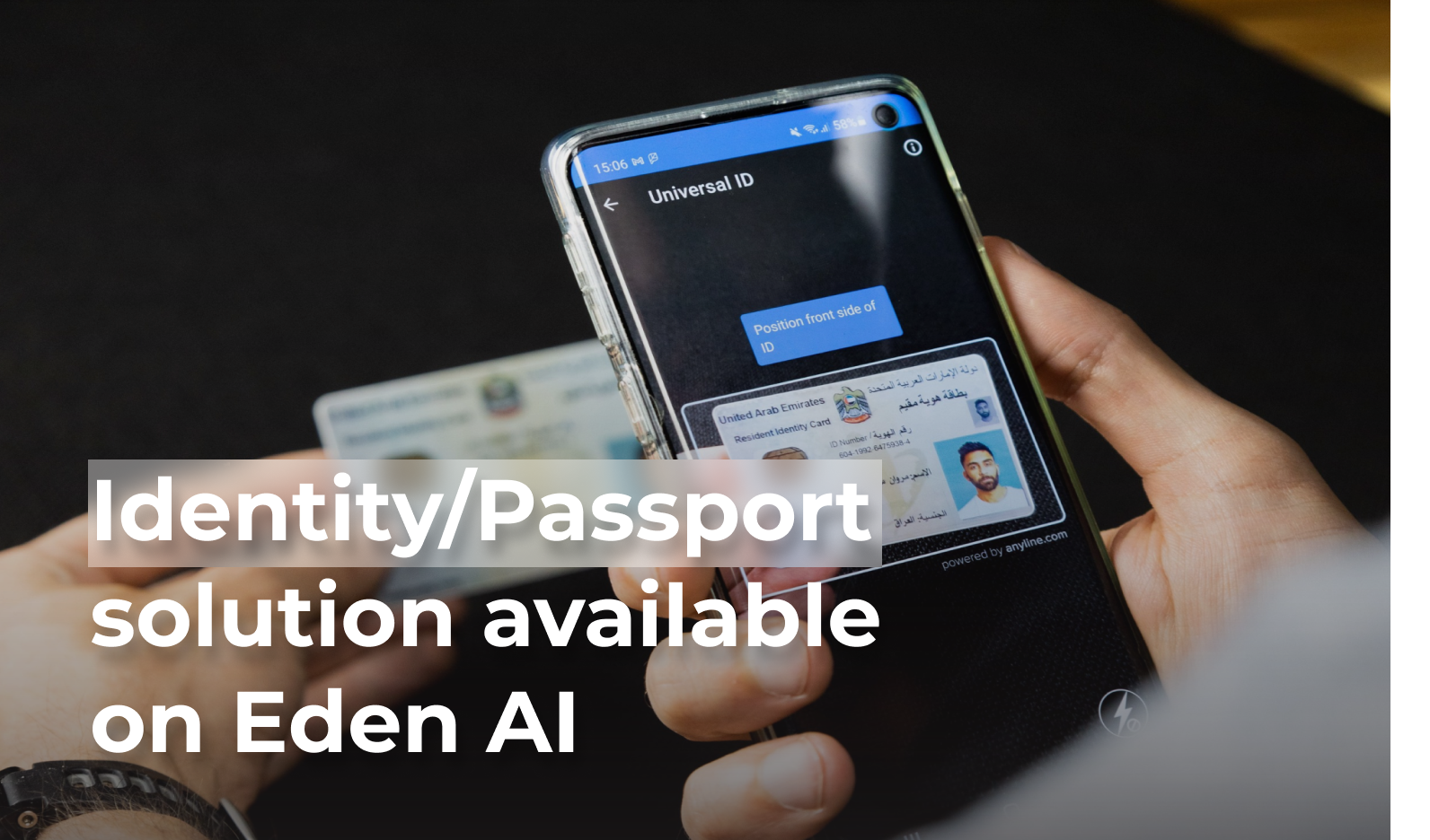 Identity Document OCR solution available | Eden AI