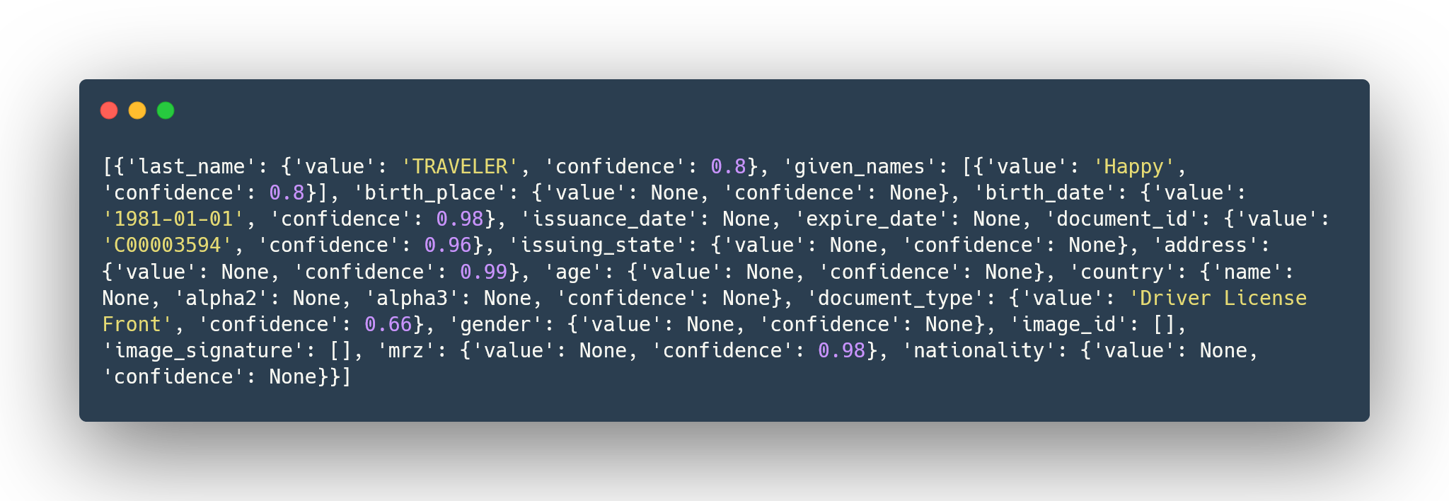 How to extract information in Passport / ID documents with Python