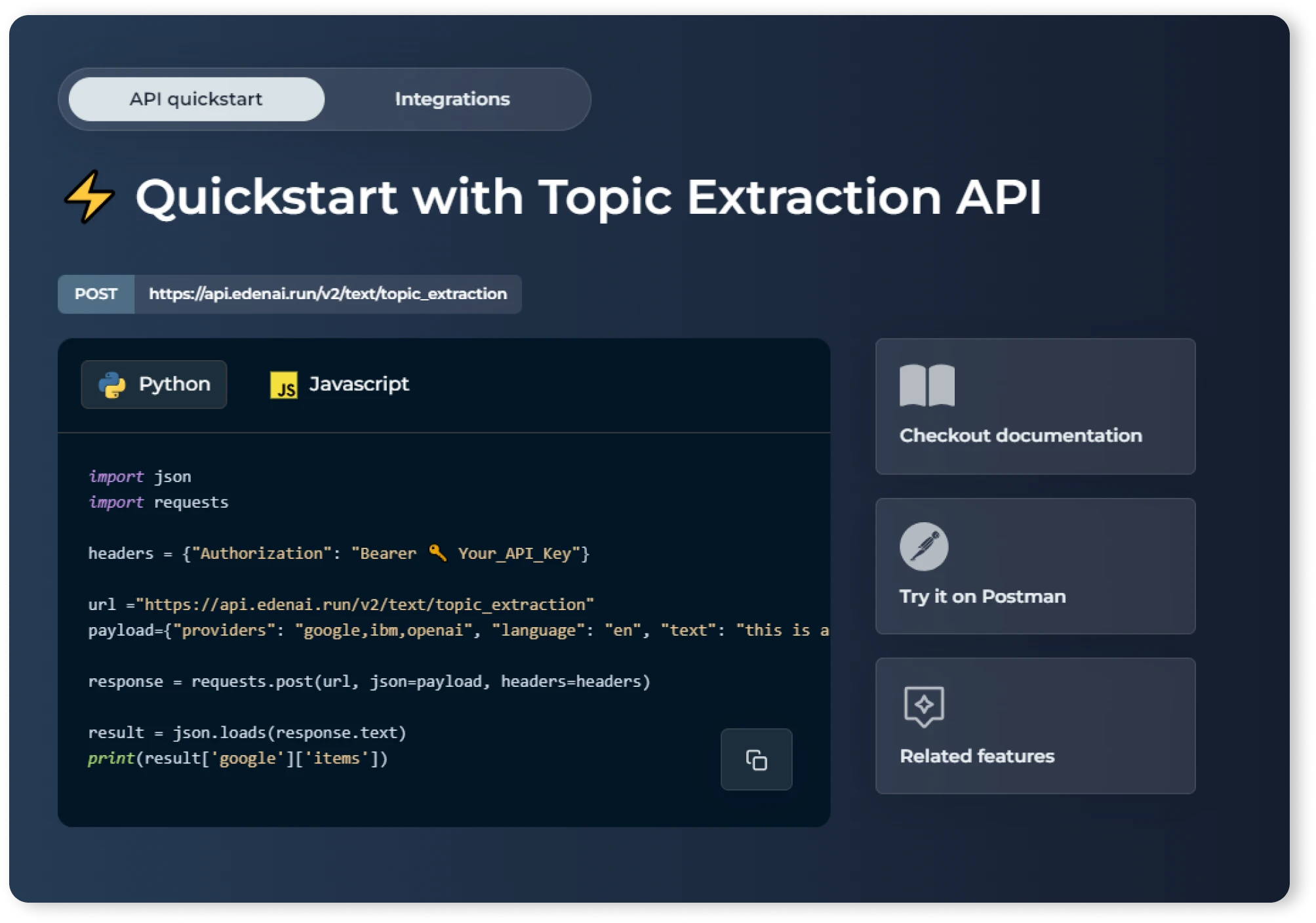 How to Extract Topics from Text? | Eden AI