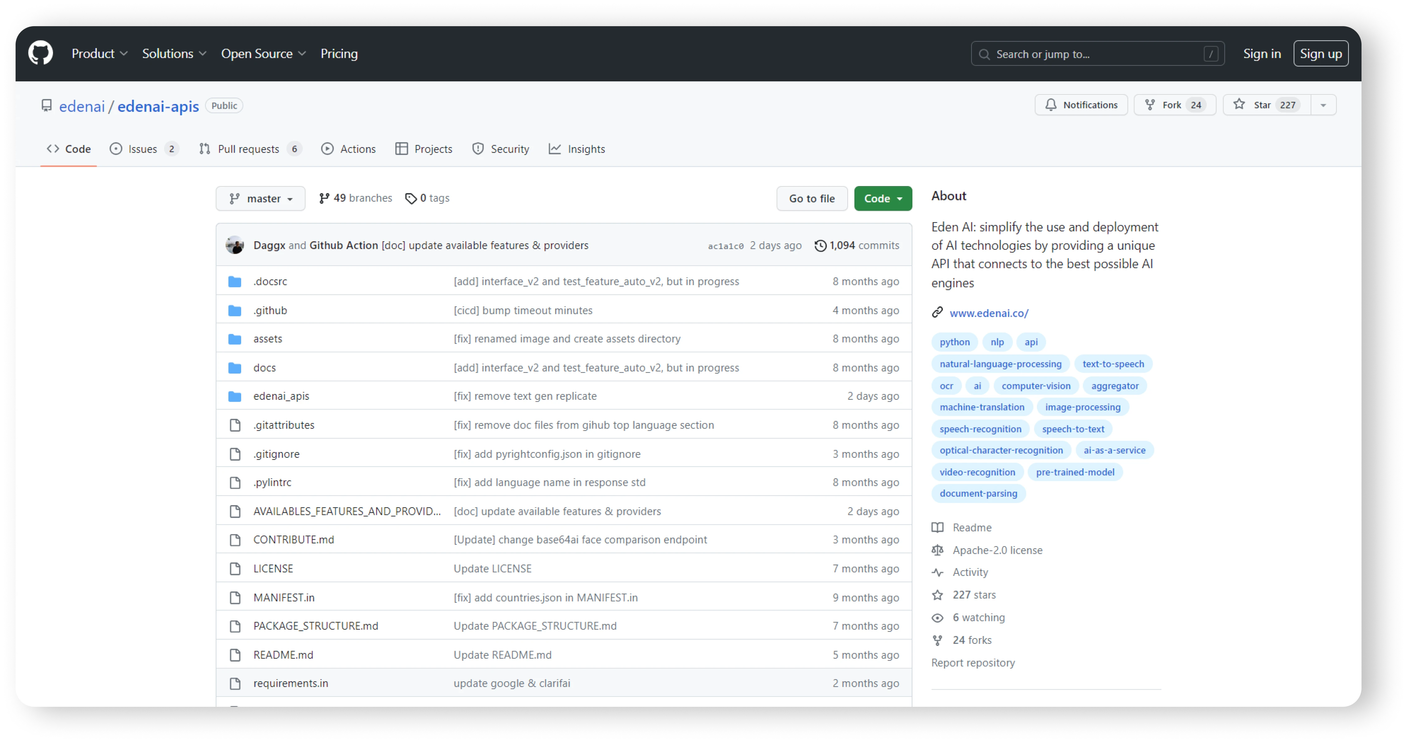 Contribute To The Ultimate Open Source Llm Ai Api Wrapper Eden Ai