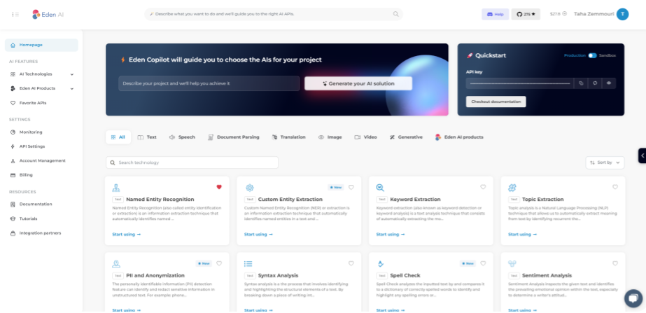Eden AI | Hugging Face: Uniting AI APIs vs. Open Source Models