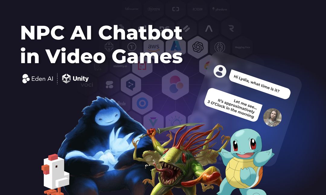 Build a smart NPC AI Chatbot with Unity | Eden AI