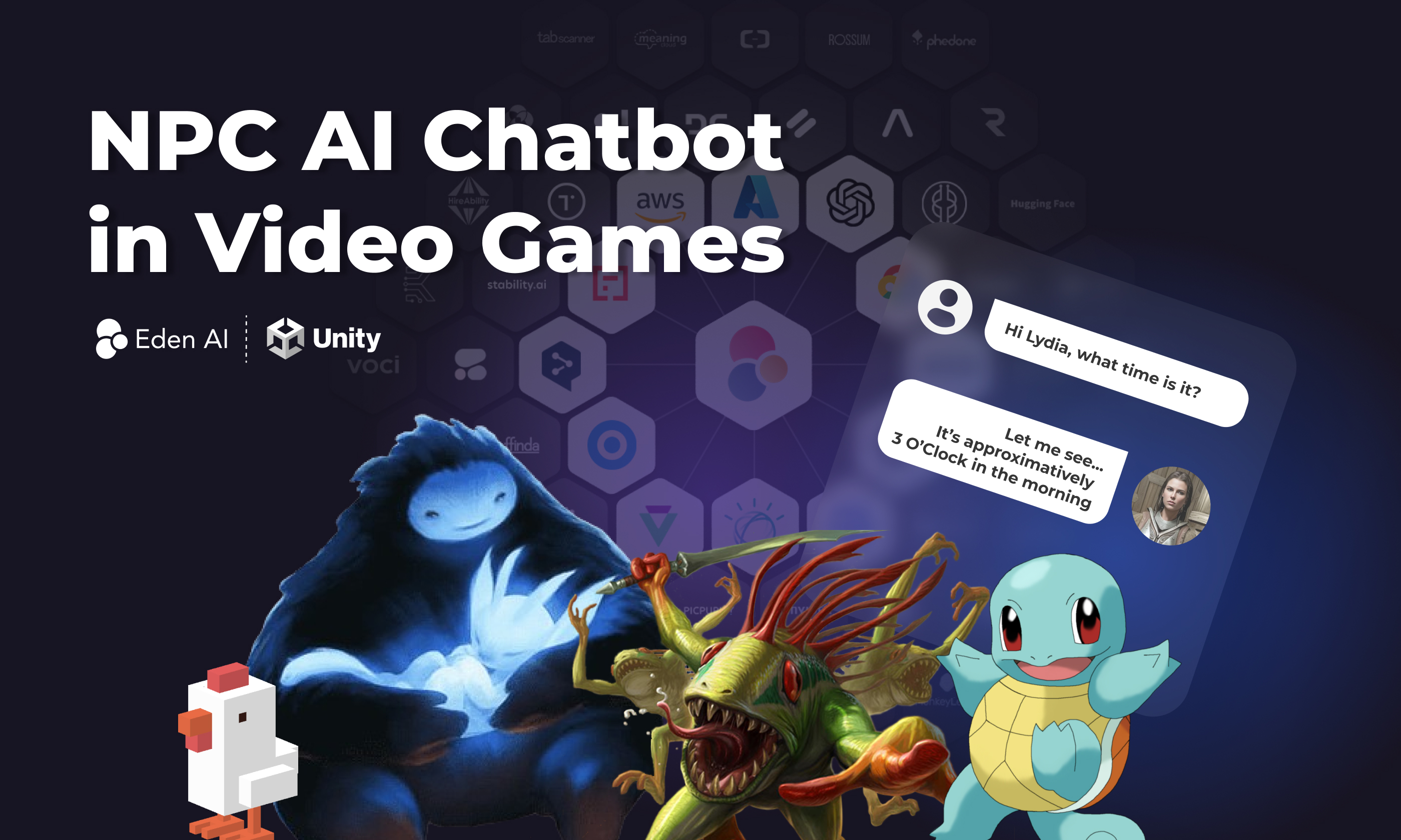 Build a smart NPC AI Chatbot with Unity | Eden AI