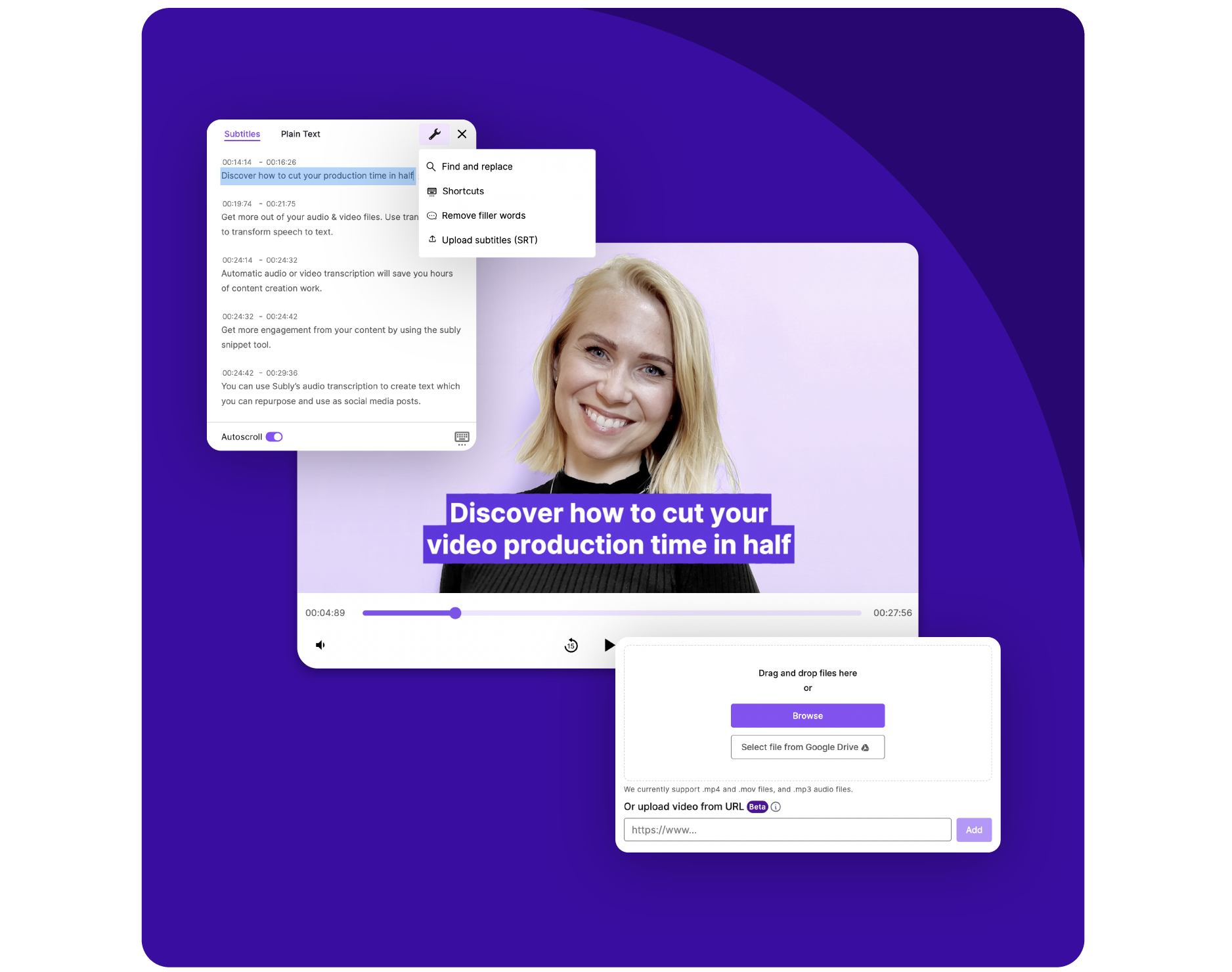 Add Thai Subtitles & Captions to Video - Subly