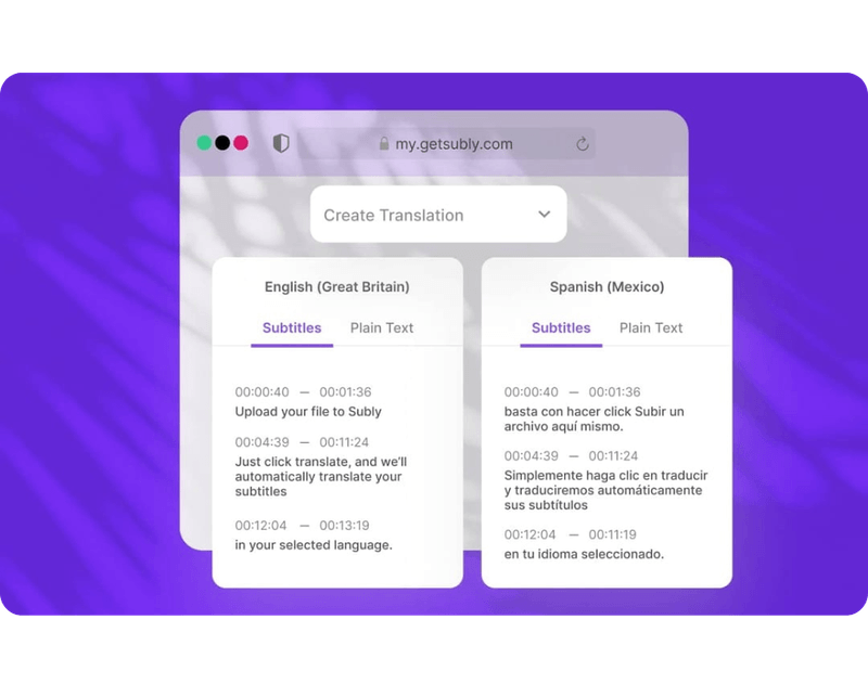Subly: Accessibility, Subtitles, Captions (CC), Translation, Audio ...