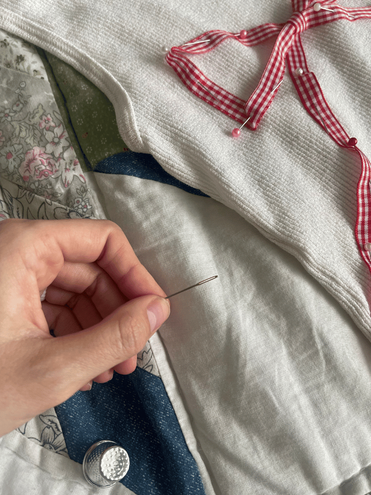 Using Scrap Ribbon To Make An Easy + Adorable DIY Bow Top