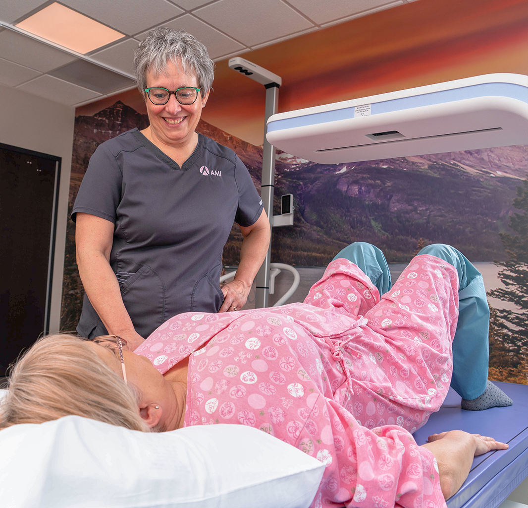 Using a DEXA scan, AMI can non-invasively measure your body composition.