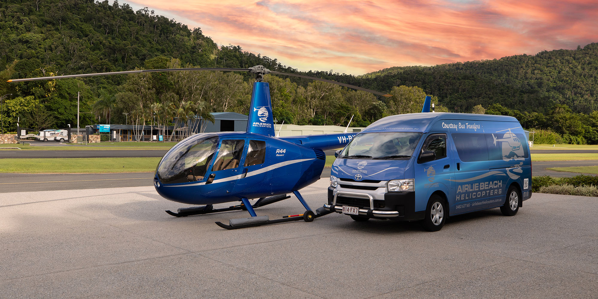 Airlie Beach Helicopters Van Wrap Design | KB Design | Design Studio ...