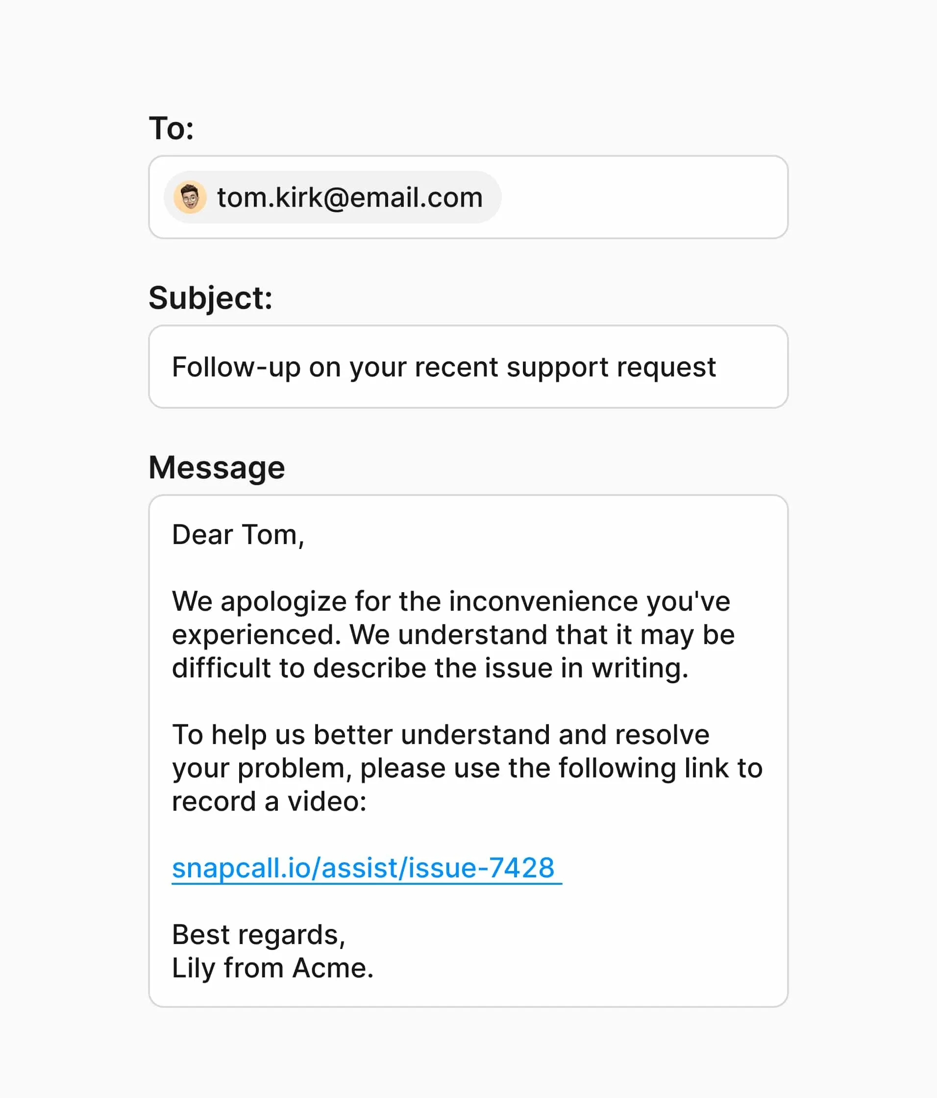 SnapCall Clips · Streamline customer support with video and photo recording