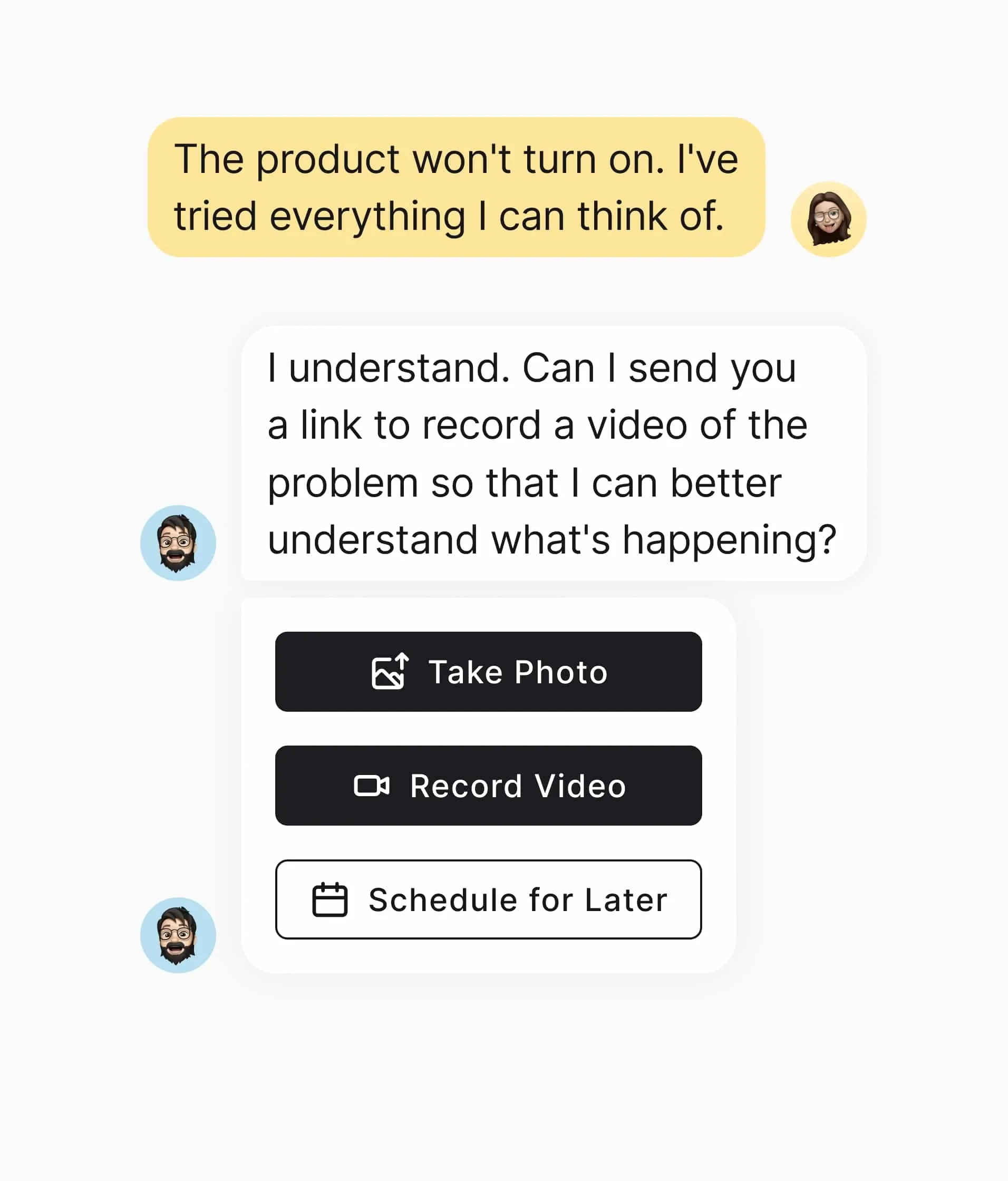 SnapCall Clips · Streamline customer support with video and photo recording
