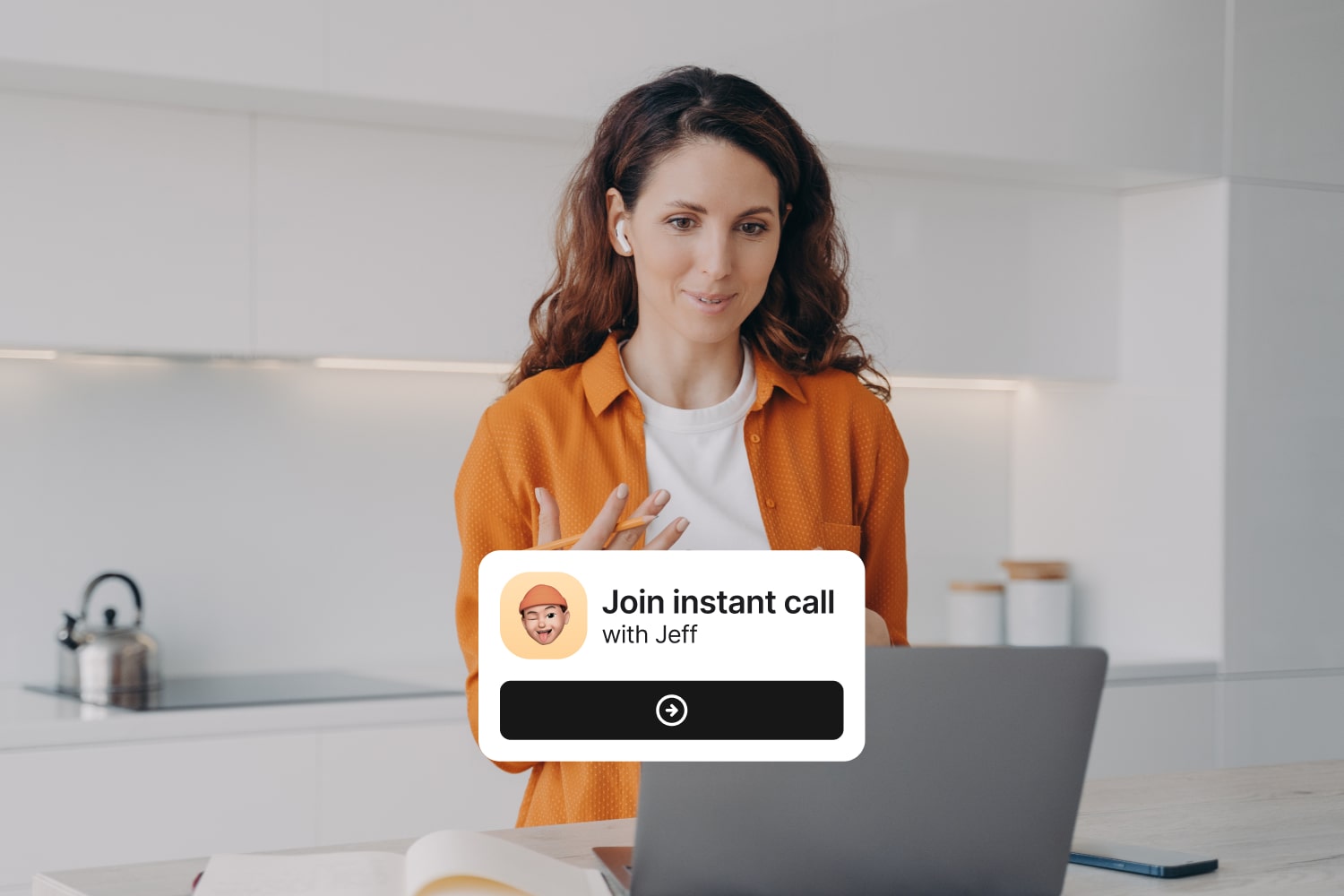 SnapCall · Audio & Video Call: Connect with customers in real-time