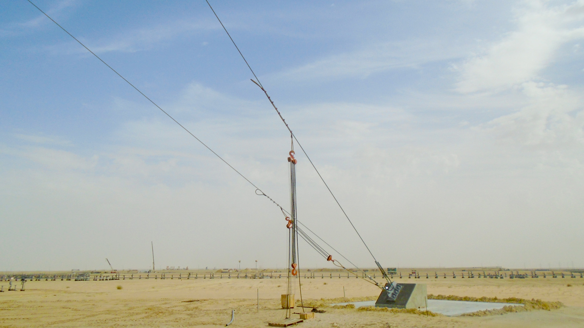 Guy Wire Tensioning - Fadhili, Saudi Arabia | Conbit