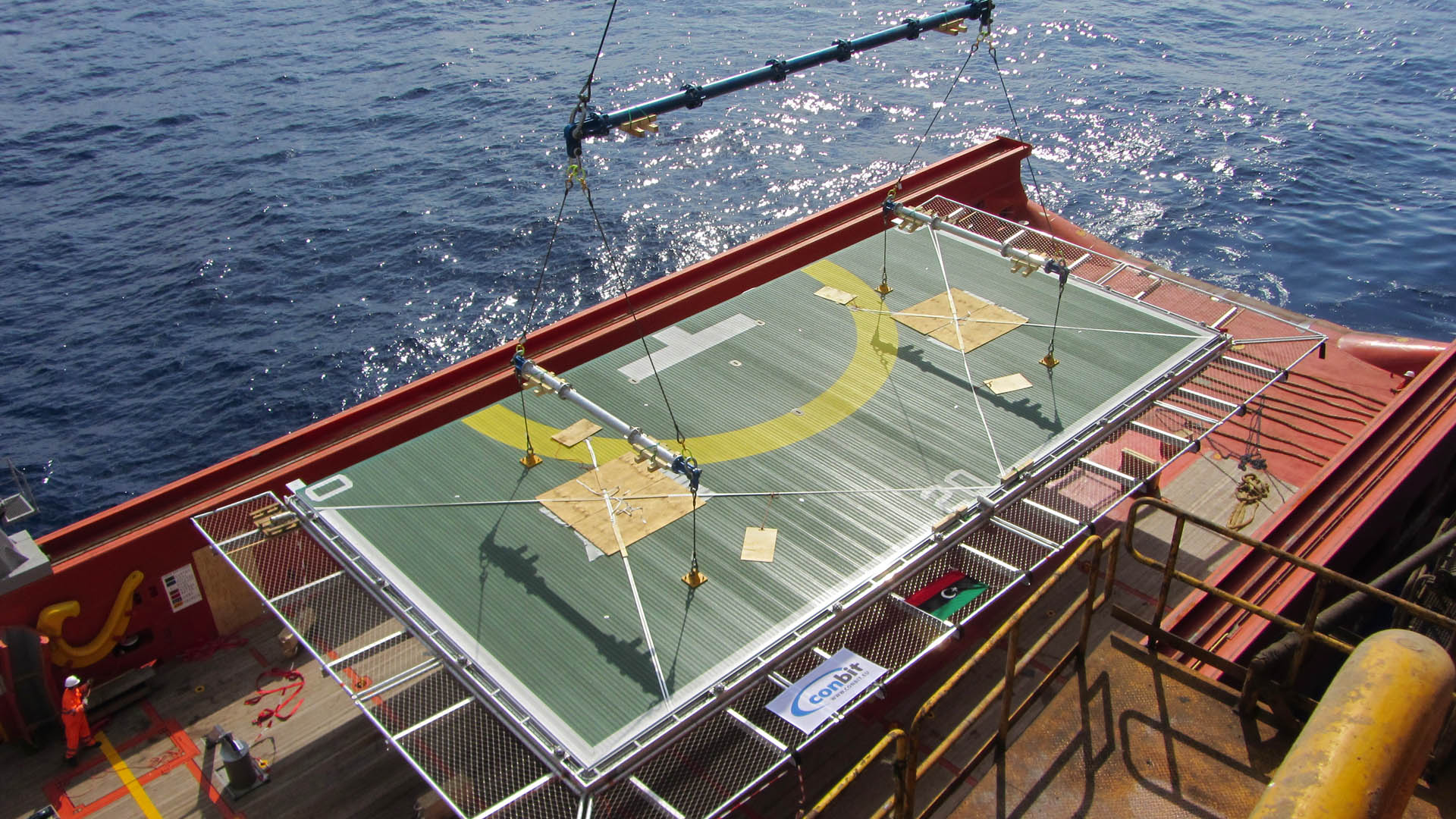 Shelter and Helideck Installation – BD-1 Platform | Conbit