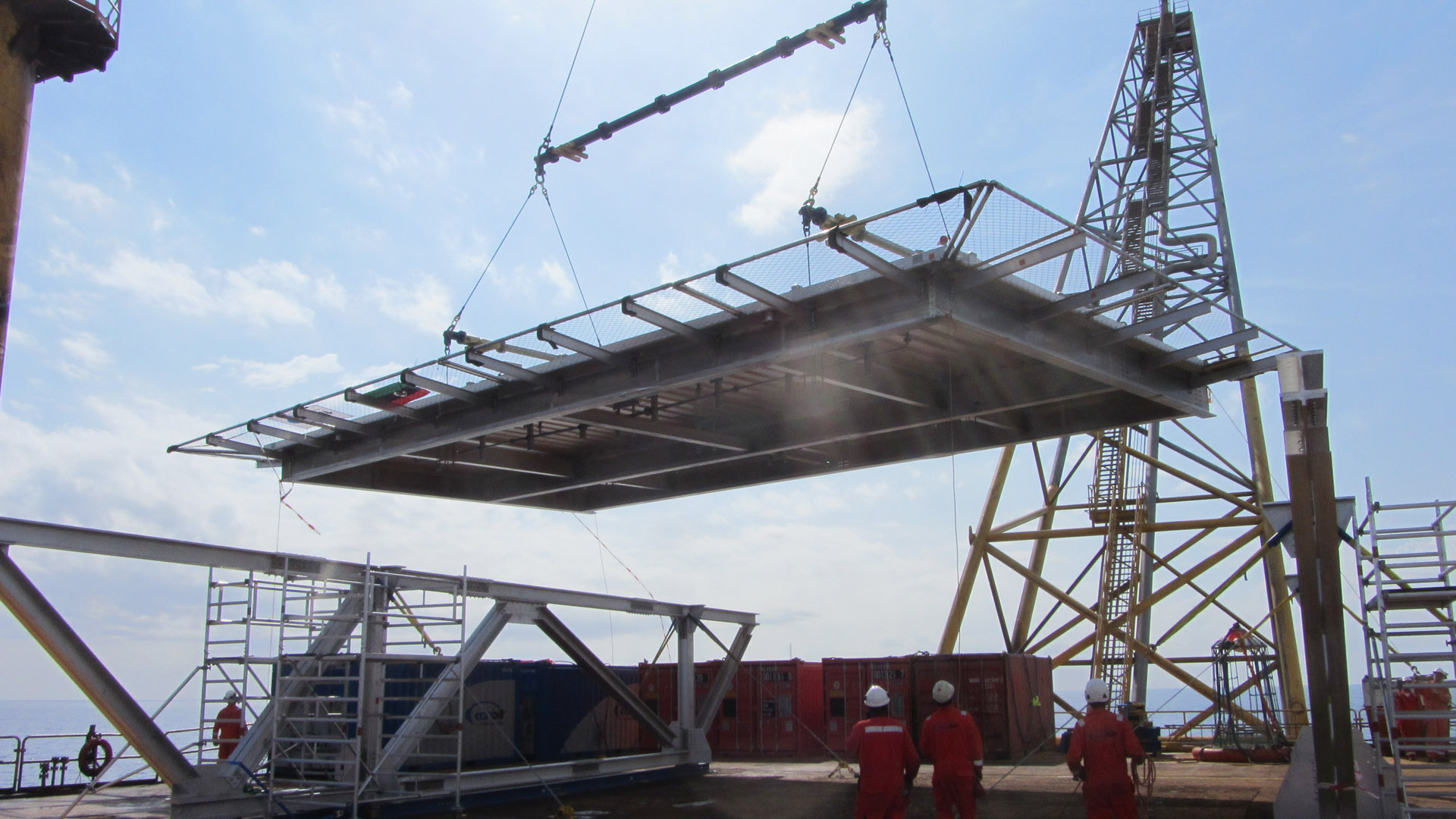 Shelter and Helideck Installation – BD-1 Platform | Conbit