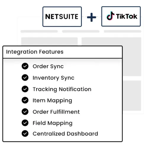 TikTok NetSuite integration | TikTok Shop integration