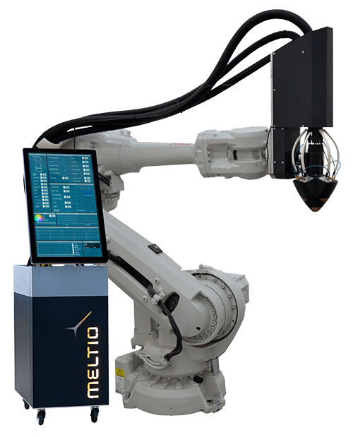ワイヤーDED方式大型金属3Dプリンター「Meltio Robot Cell」