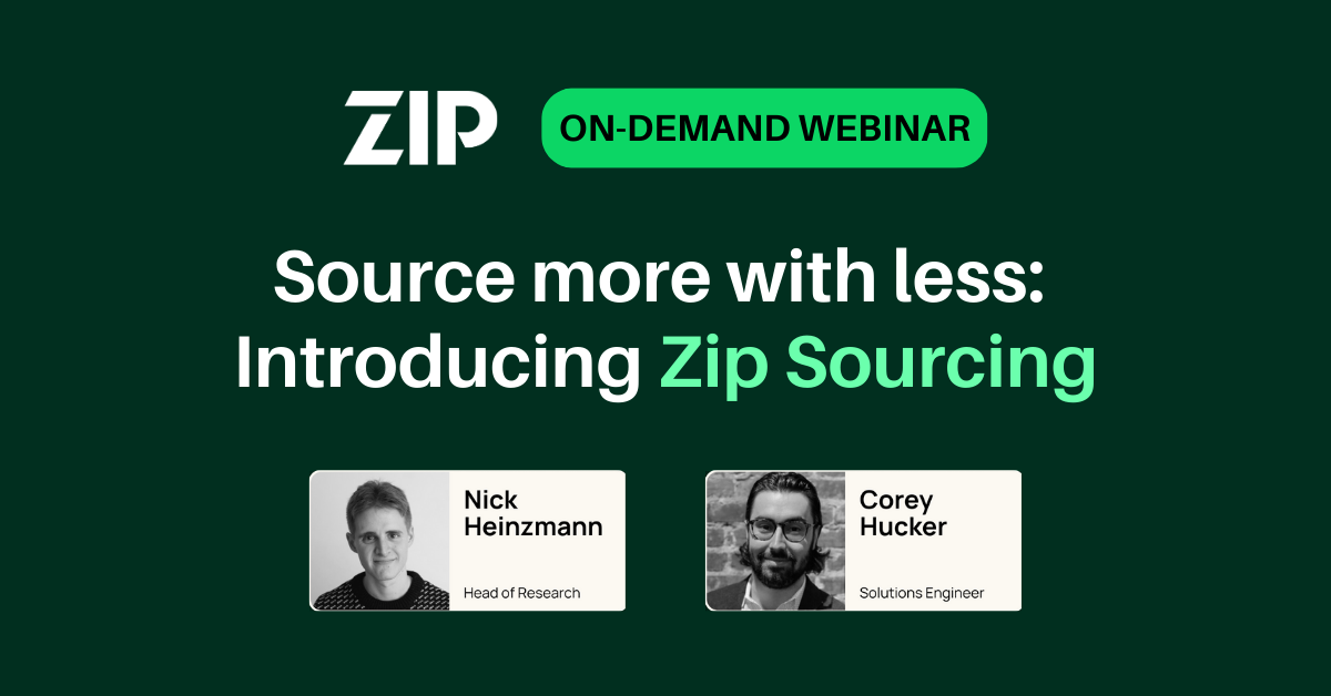 Introducing Zip Sourcing: Source more to save more with AI-powered RFx ...