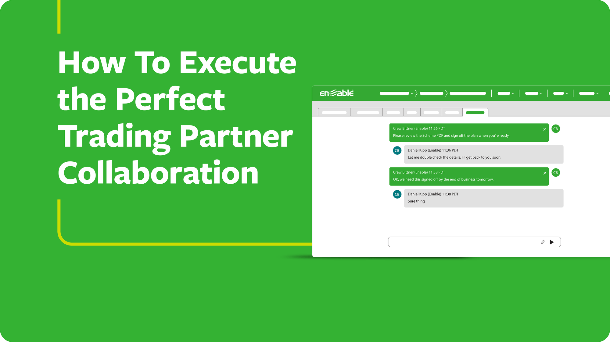 How To Execute the Perfect Trading Partner Collaboration | Enable