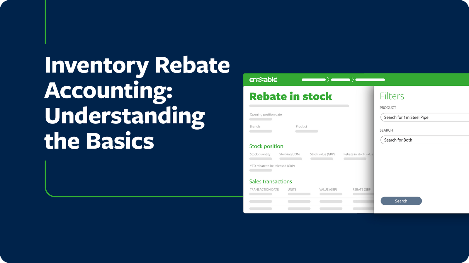 Inventory Rebate Accounting: Understanding the Basics | Enable