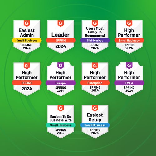 Enable Awarded Ten Badges in G2 Spring 2024 Reports | Enable