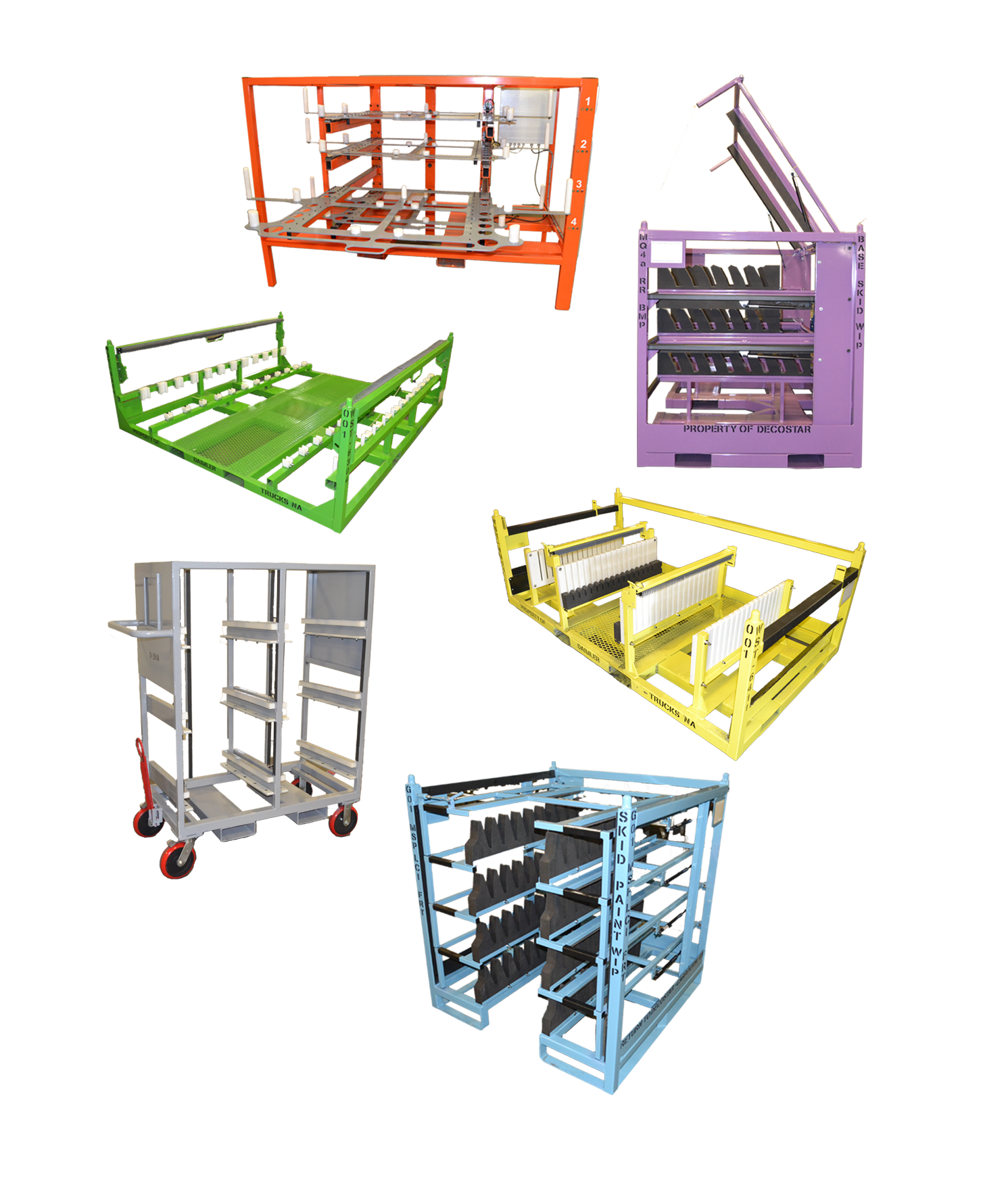 Custom Steel Shipping Racks - PackIQ