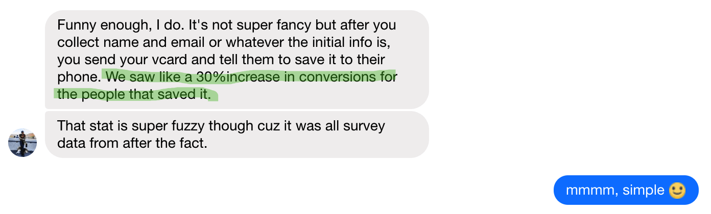 How to Turn Contacts into Customers Using Text Message vCards