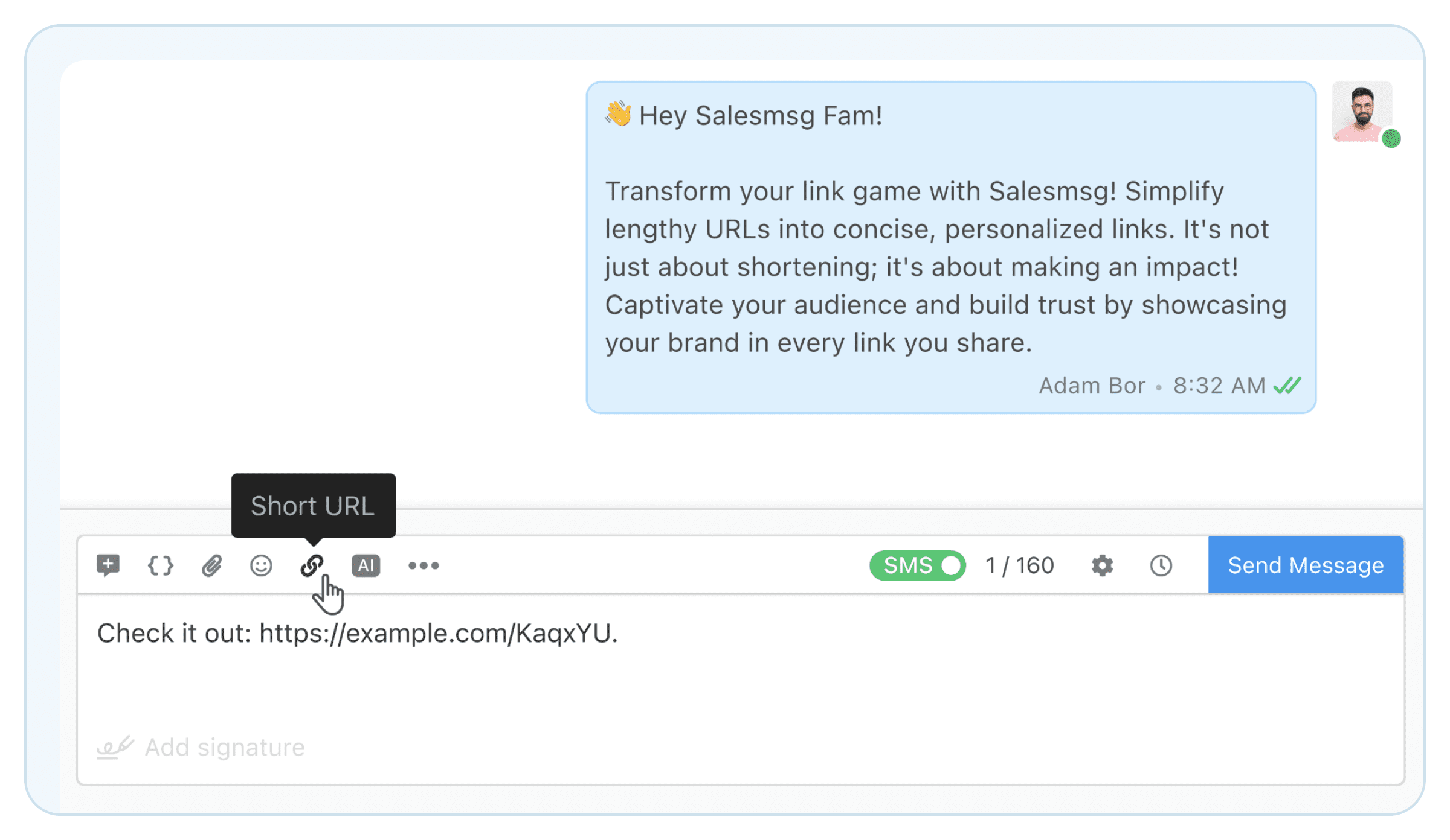 NEW! Custom Short URLs