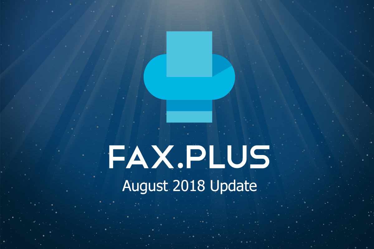 FAX.PLUS Aug 2018 update arrives: Number porting, enterprise plan, toll ...