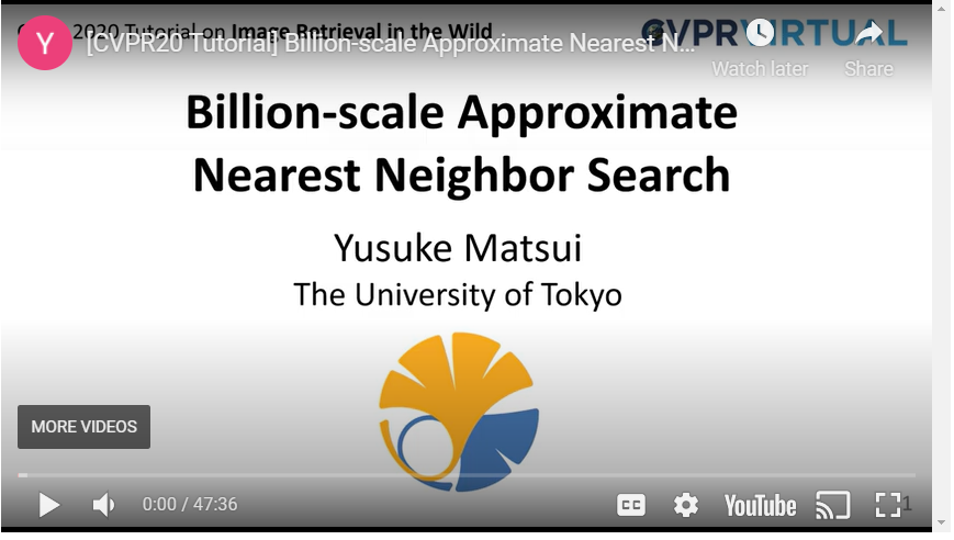 CVPR 2020 Tutorial “Image Retrieval in the Wild”