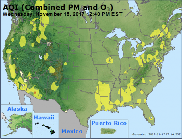 How the 2018 "Camp Fire" Impacted Air Quality