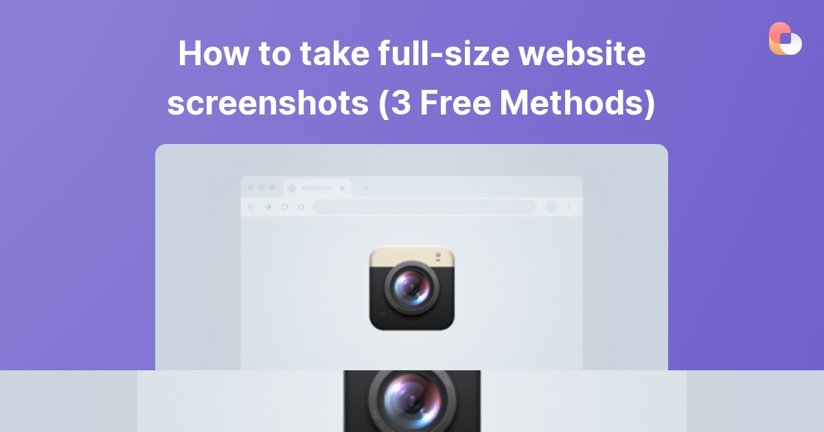 How to take full-size website screenshots (3 free methods)