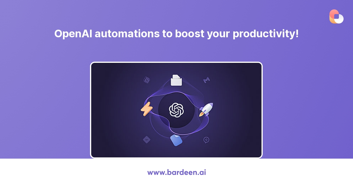 OpenAI automations to boost your productivity!