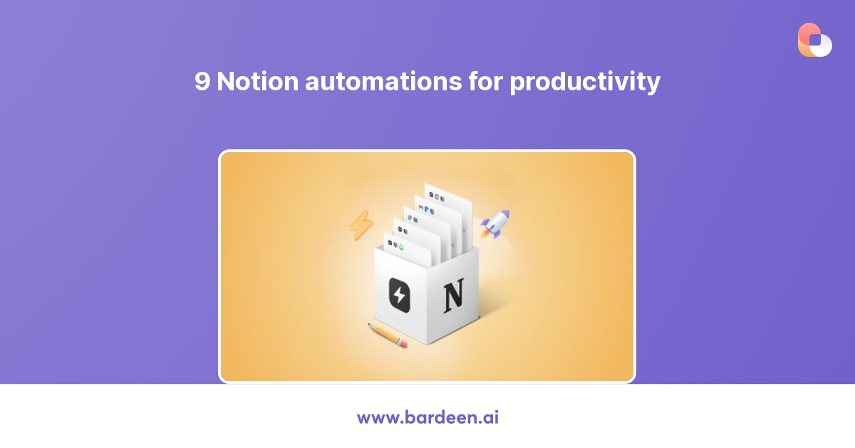 9 Notion Automations For Productivity