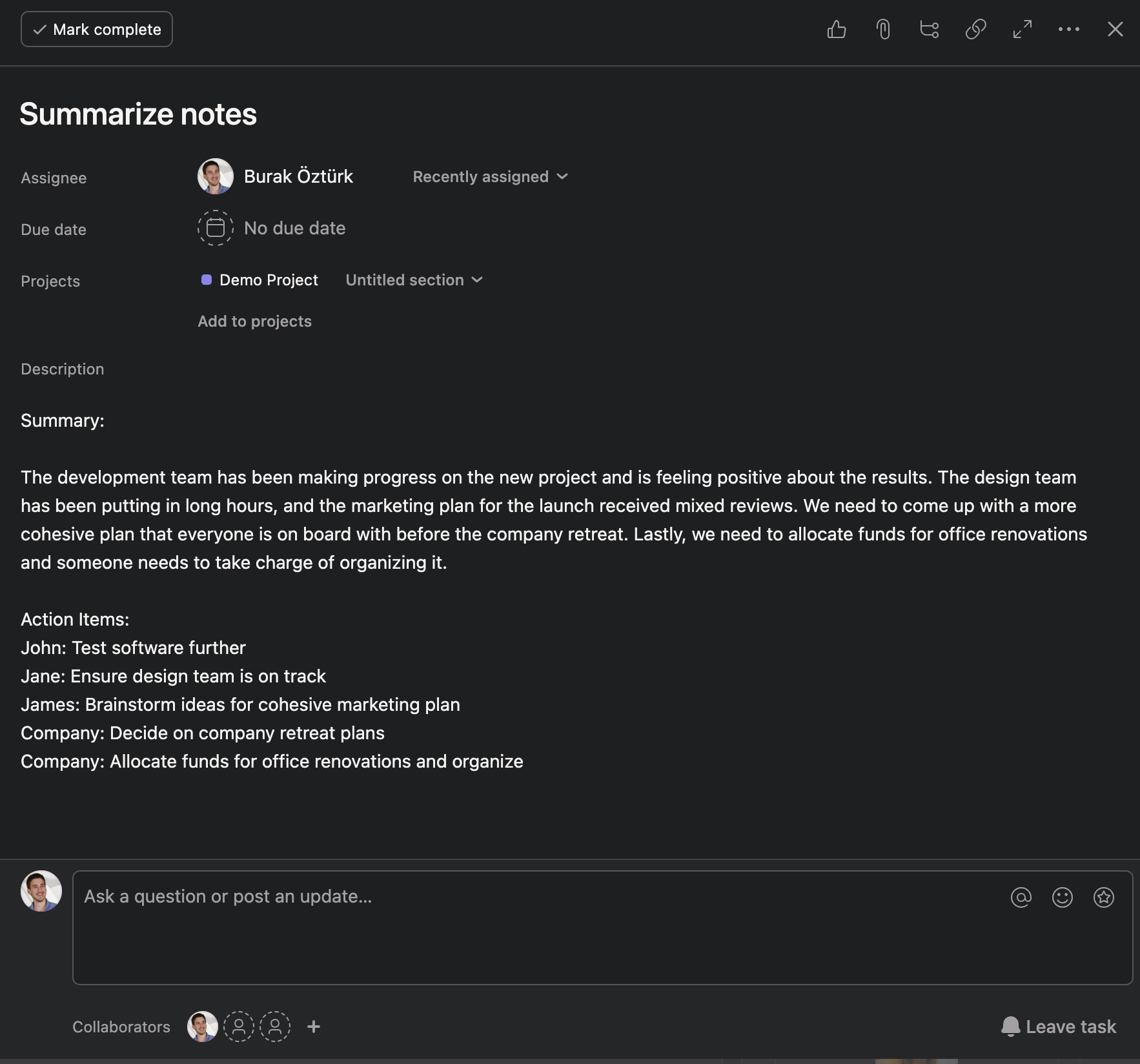 Transform Meeting Notes to Asana Tasks with OpenAI Summary