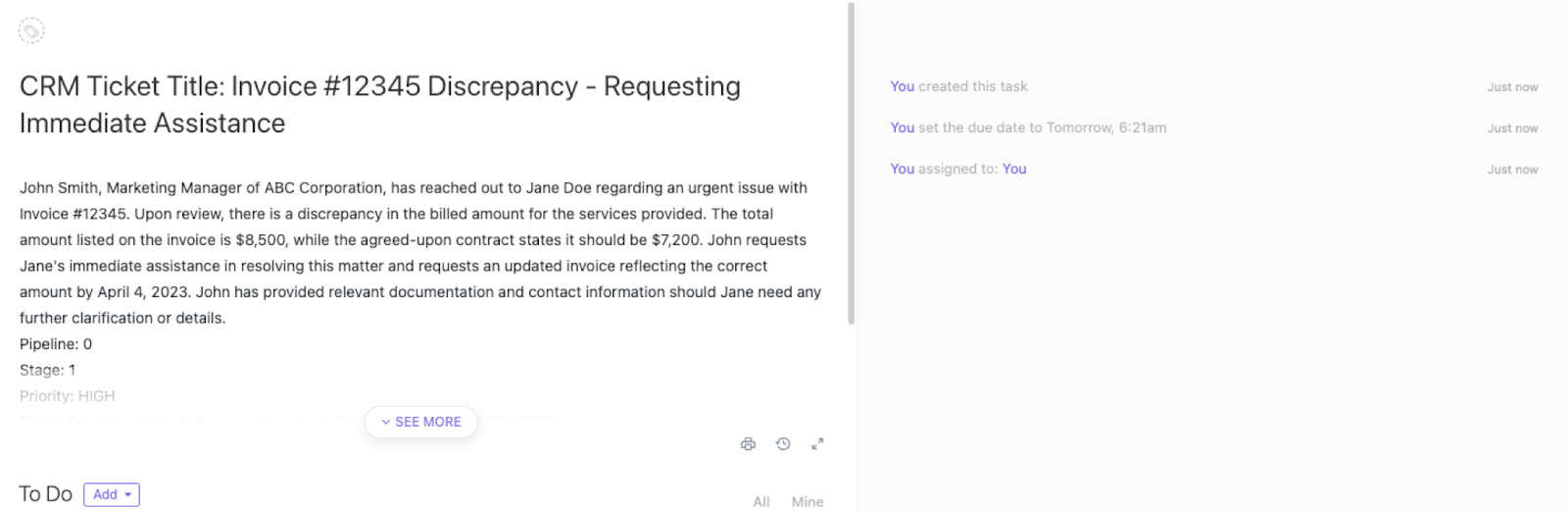 Sync HubSpot Tickets to ClickUp Tasks in One Click | Bardeen Automation