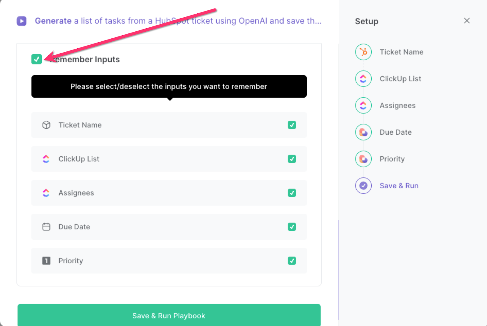Sync HubSpot Tickets to ClickUp Tasks with OpenAI | Bardeen Workflow