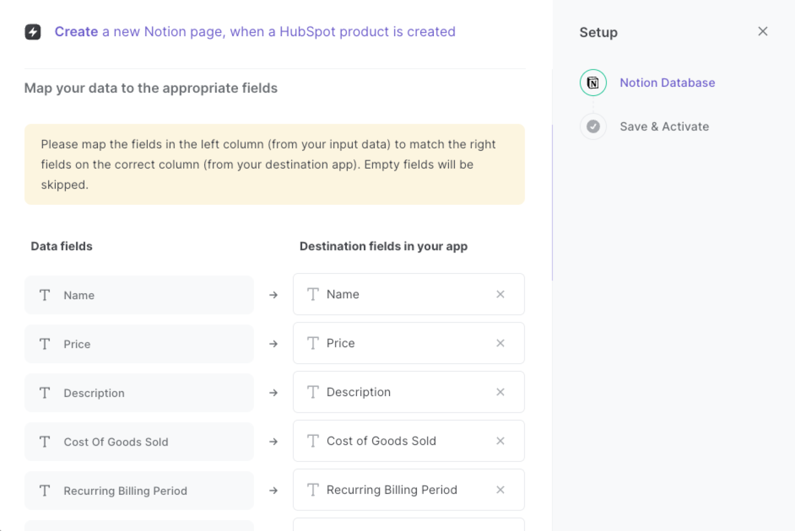 Sync HubSpot Product Launches to Notion Pages Instantly | Bardeen Workflow
