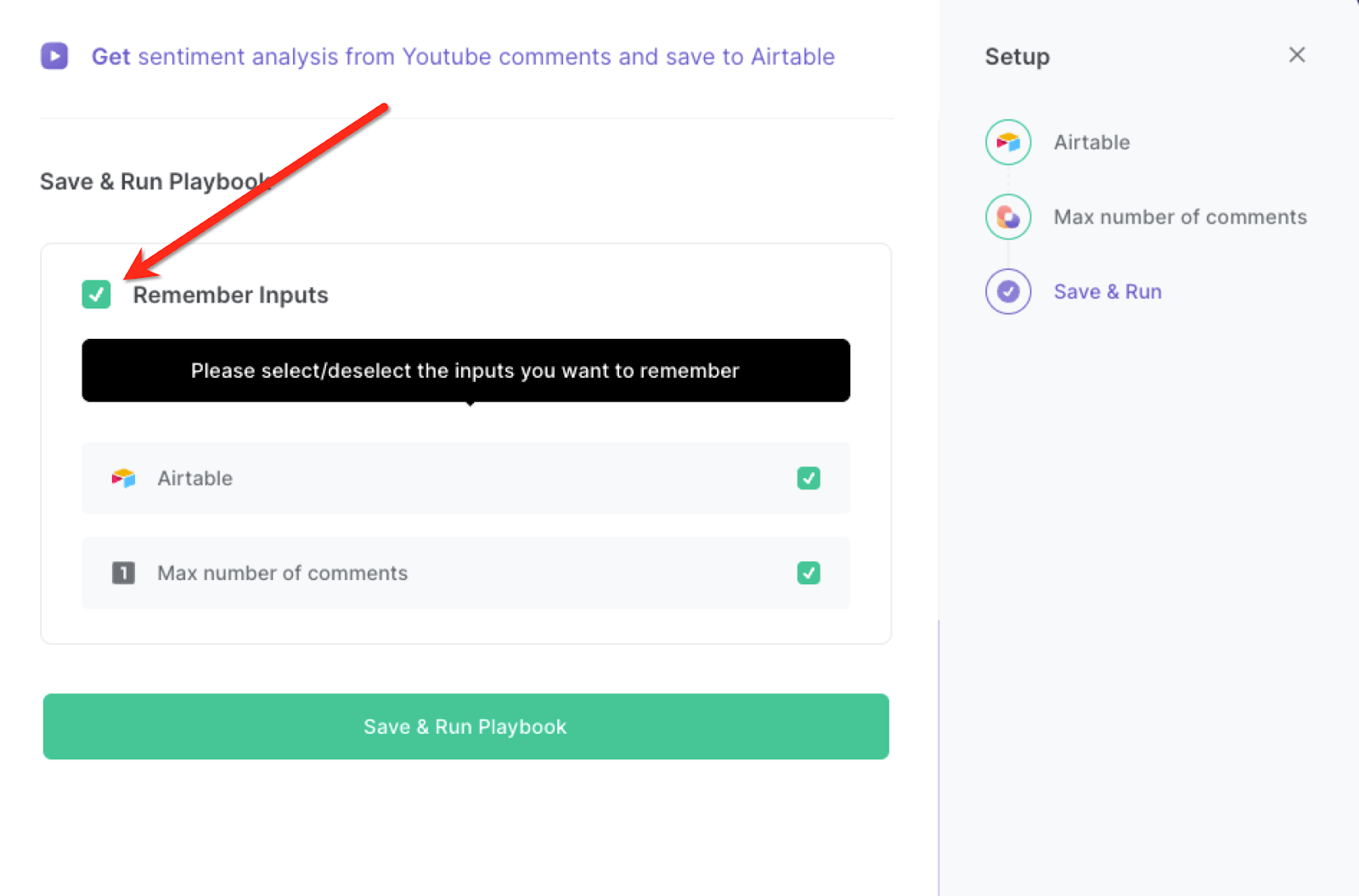 Analyze YouTube Comments Sentiment & Save to Airtable in Steps