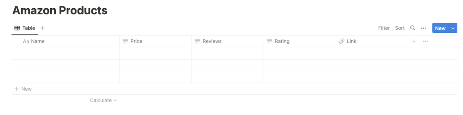 Get data from Amazon product page and save to Notion