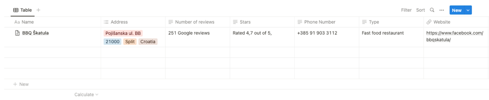 Copy / scrape a Google search result sidebar card to Notion