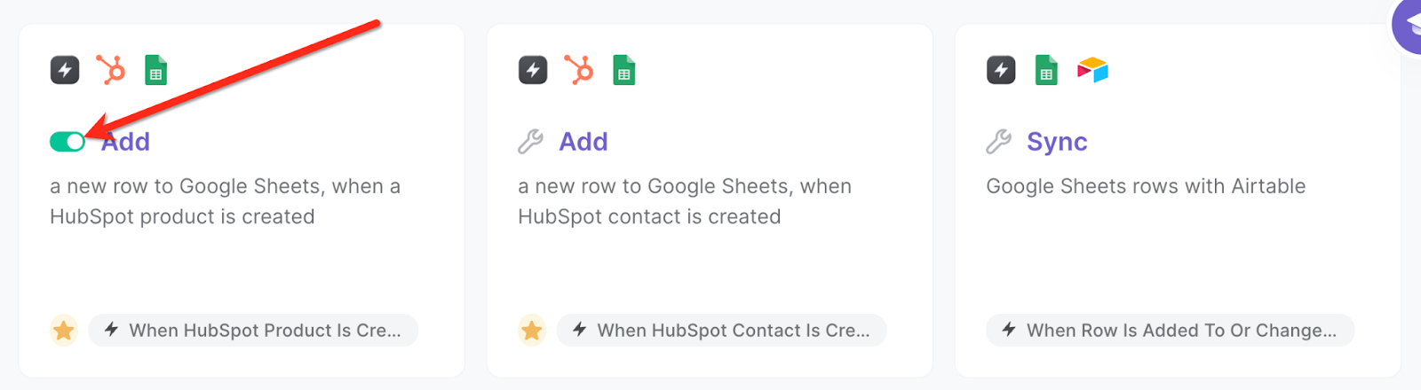 Sync HubSpot Product Entries with Google Sheets Instantly | Bardeen Workflow