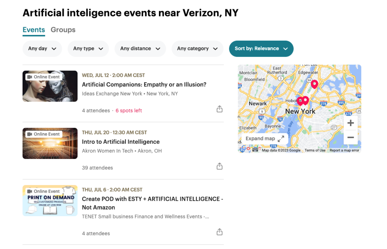 Sync Meetup Events to Google Sheets Instantly | Bardeen Workflow