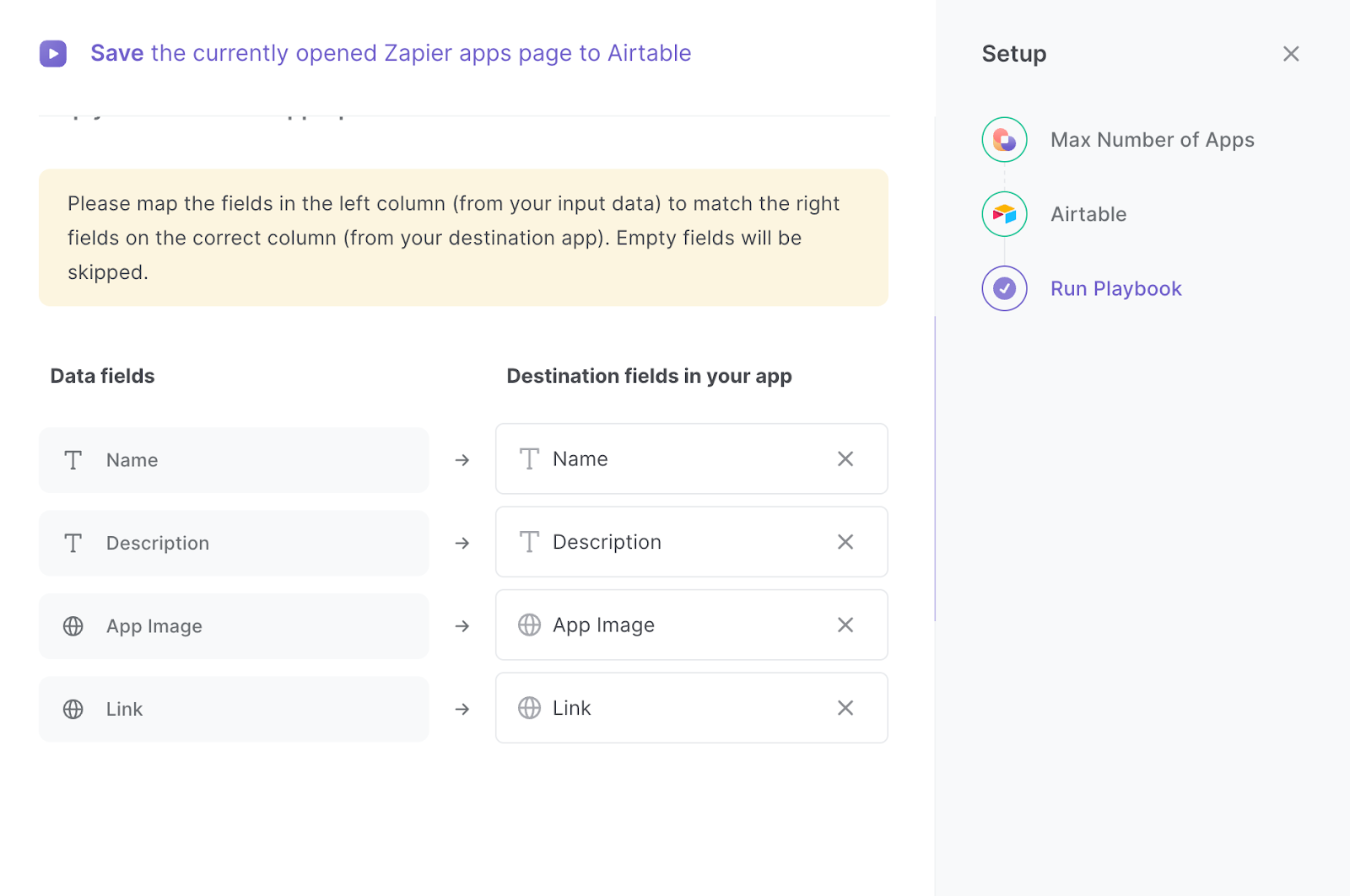 Automate Inventory of Zapier Apps with Airtable Integration